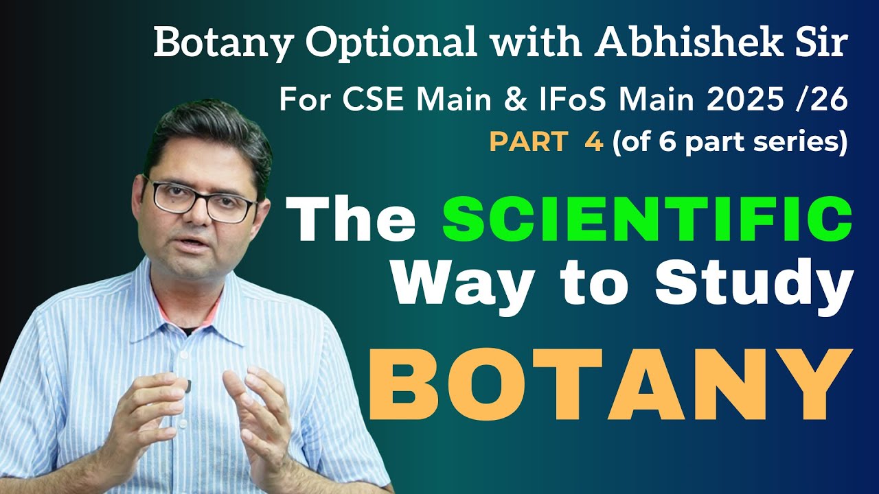 How to Master Botany Optional Scientifically | 2024 Ed. | Botany ...