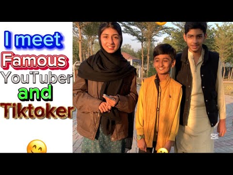 I meet famous YouTuber and tiktoker 😊😊😊 || Anas vlogs and gaming ...