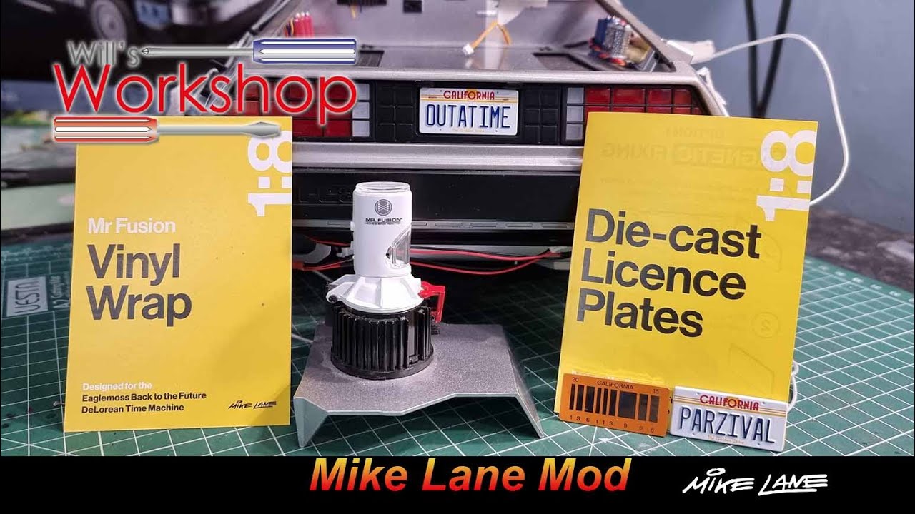 Build the Delorean - Mike Lane License Plates and Mr Fusion upgrade ...