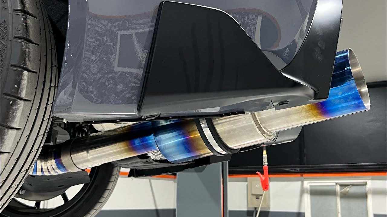 GR Supra Single Exit Exhaust - MADE Motorsports A90 Heritage Titanium ...