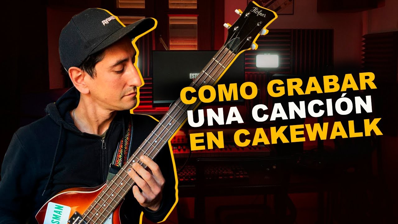 Como grabar una cancion en Cakewalk (primeros pasos) - YouTube