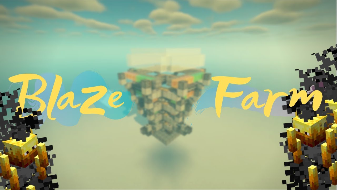 SUPER efficient BLAZE FARM tutorial | JAVA & BEDROCK compatible - YouTube