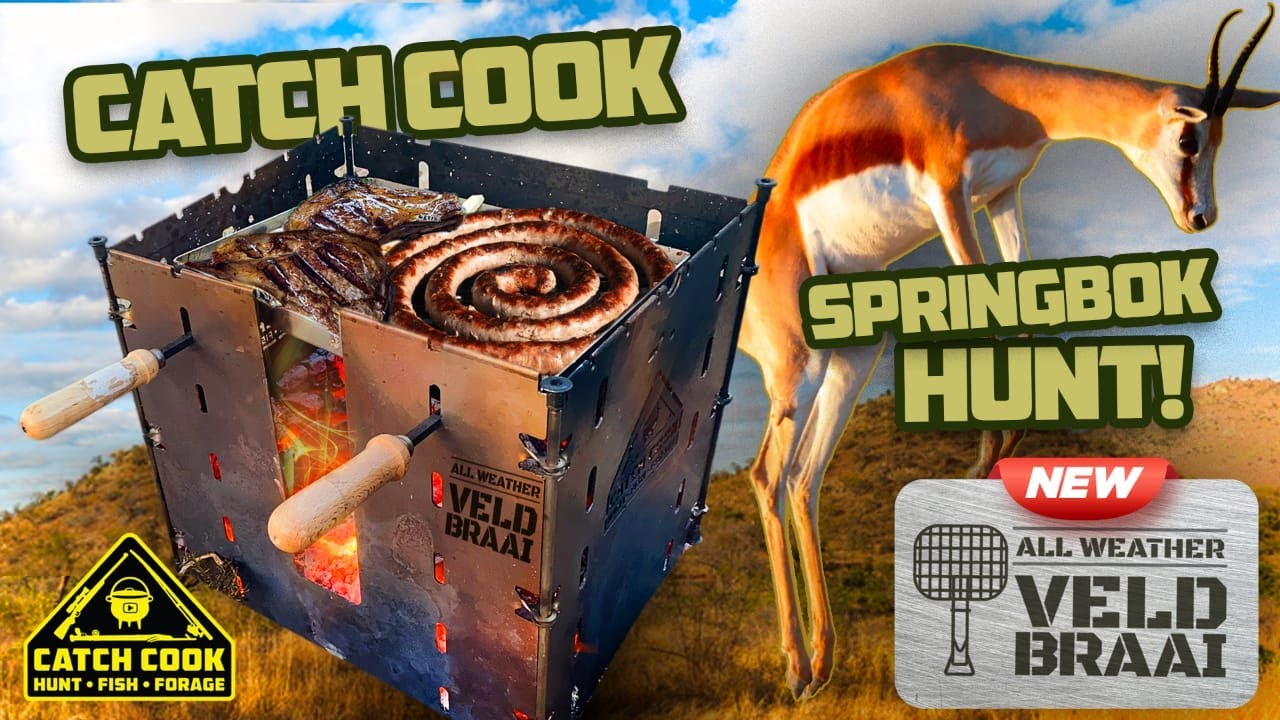 Springbok hunt cooked on Catch cook All Weather Veld Braai [CatchCook ...