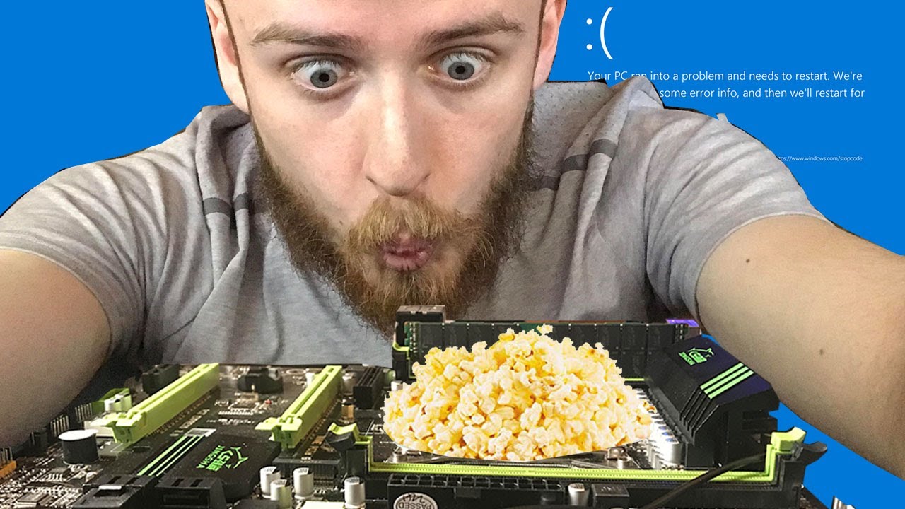 Can You Pop Popcorn On A CPU? - YouTube