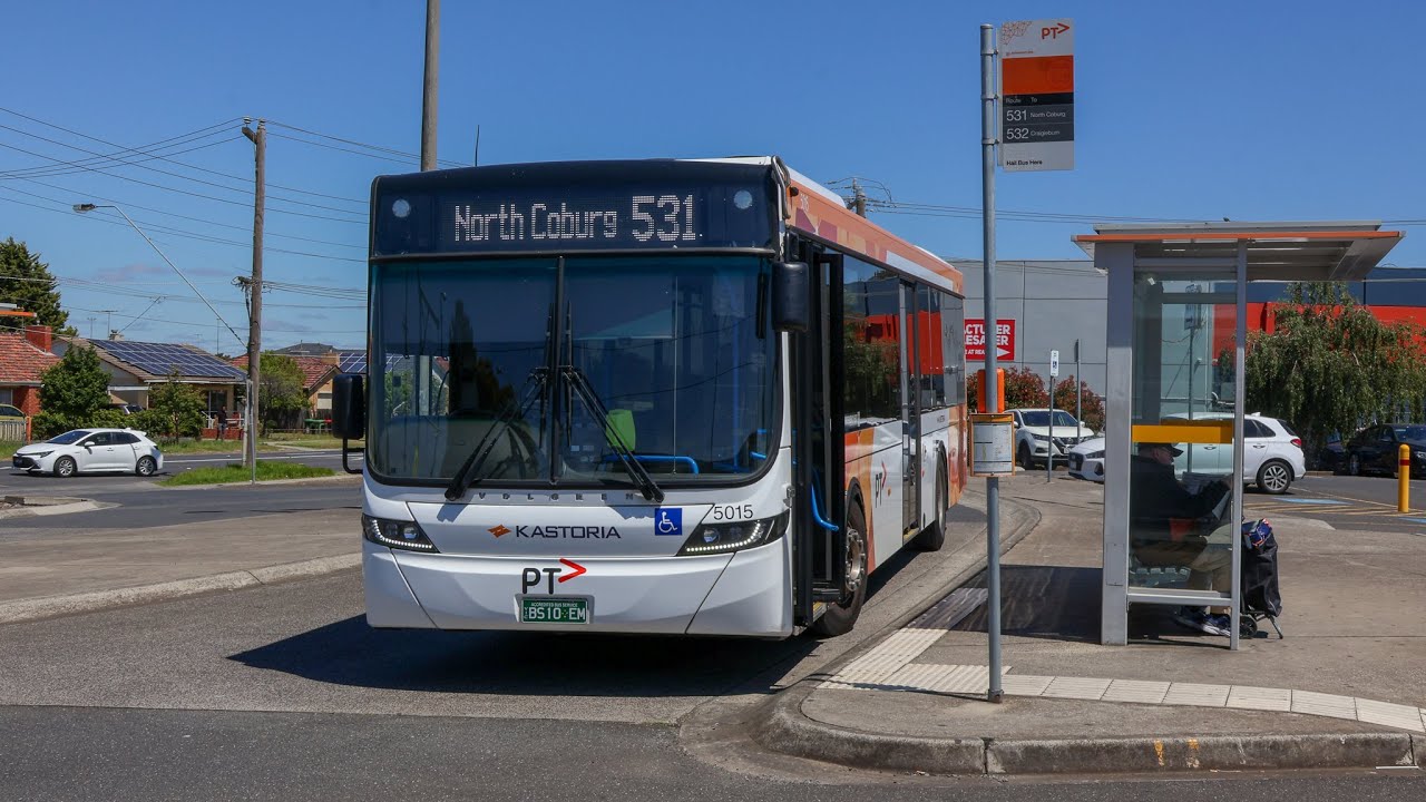 Kastoria Bus 5015 Volvo B8RLE, Volgren "Optimus" - YouTube