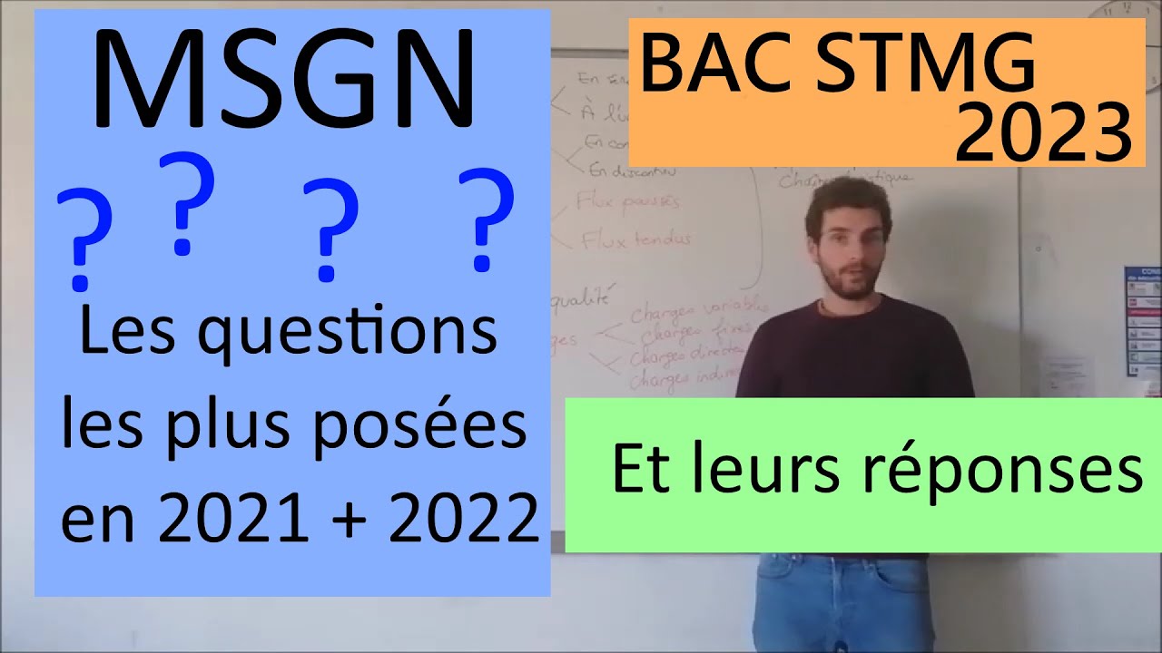 MSGN : Les questions les plus souvent posées (et leurs réponses) - YouTube