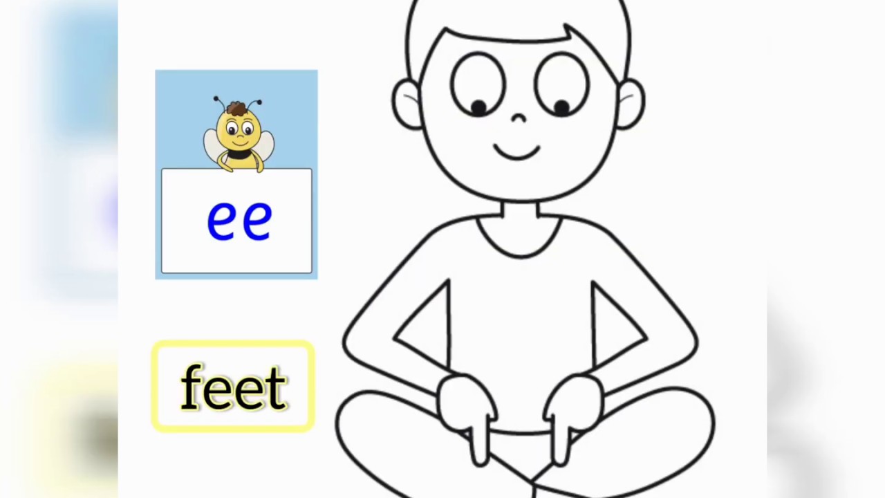Lee Bee Dance Moves /ee/ vowel digraphs by Phab Fonics Phase 3 - YouTube