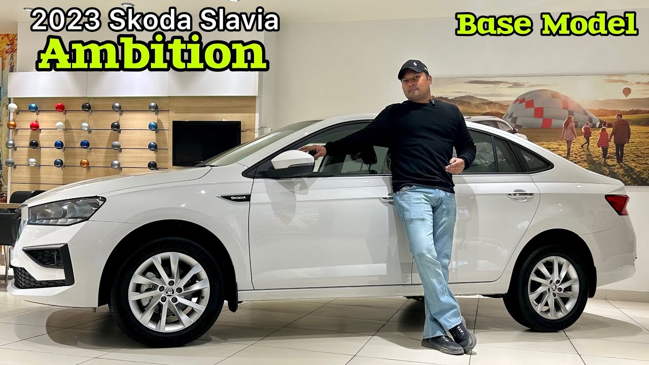 Skoda Slavia Ambition 1.0L TSi ️ Skoda Slavia Base Model - YouTube