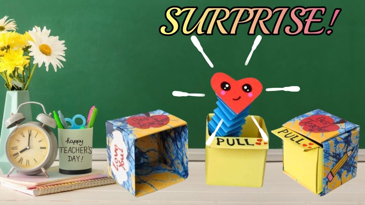 Perfect Teacher's Day Gift Box with a SURPRISE - YouTube