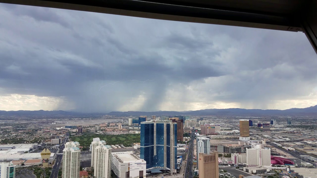 Lightning at the Stratosphere - YouTube