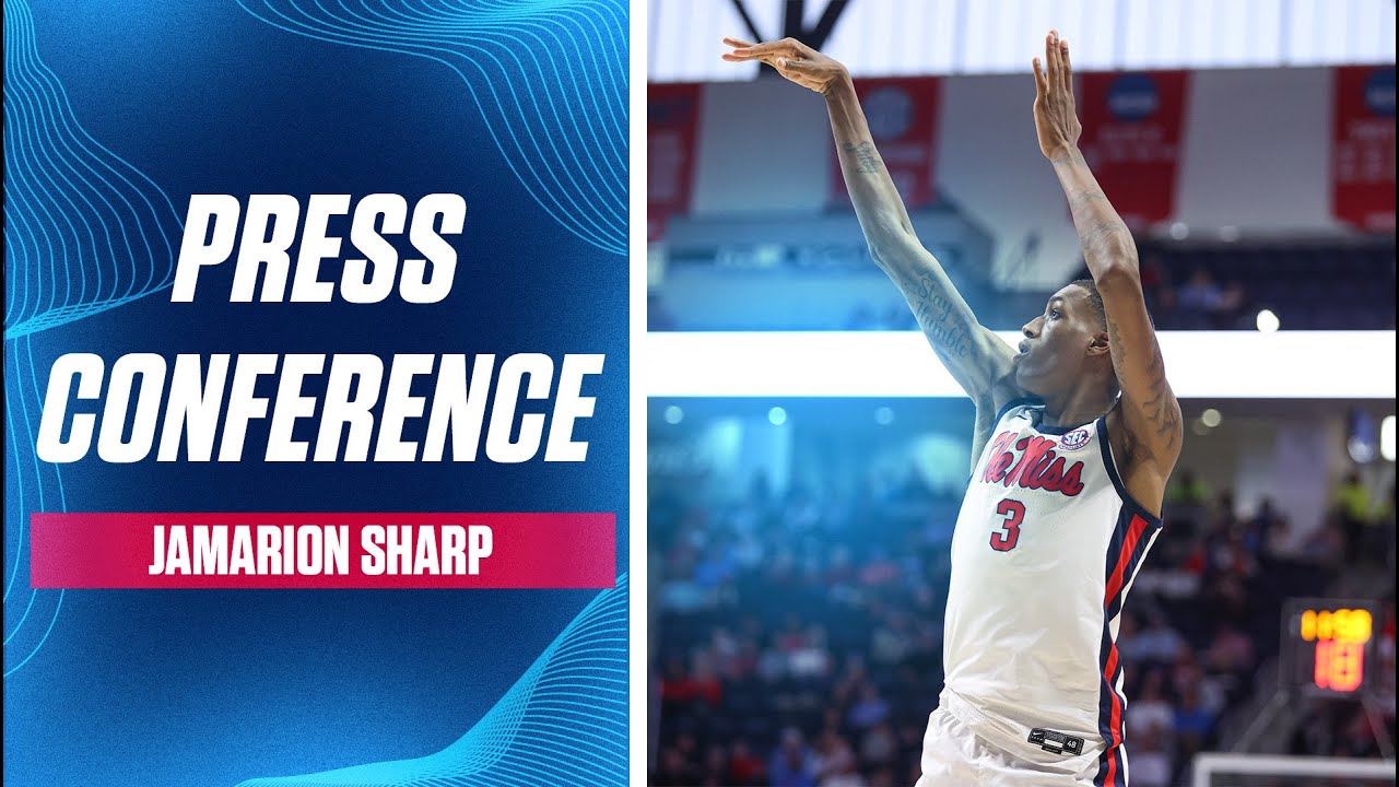 PRESSER | Jamarion Sharp - Ole Miss Men's Basketball defeats Bryant 95 ...