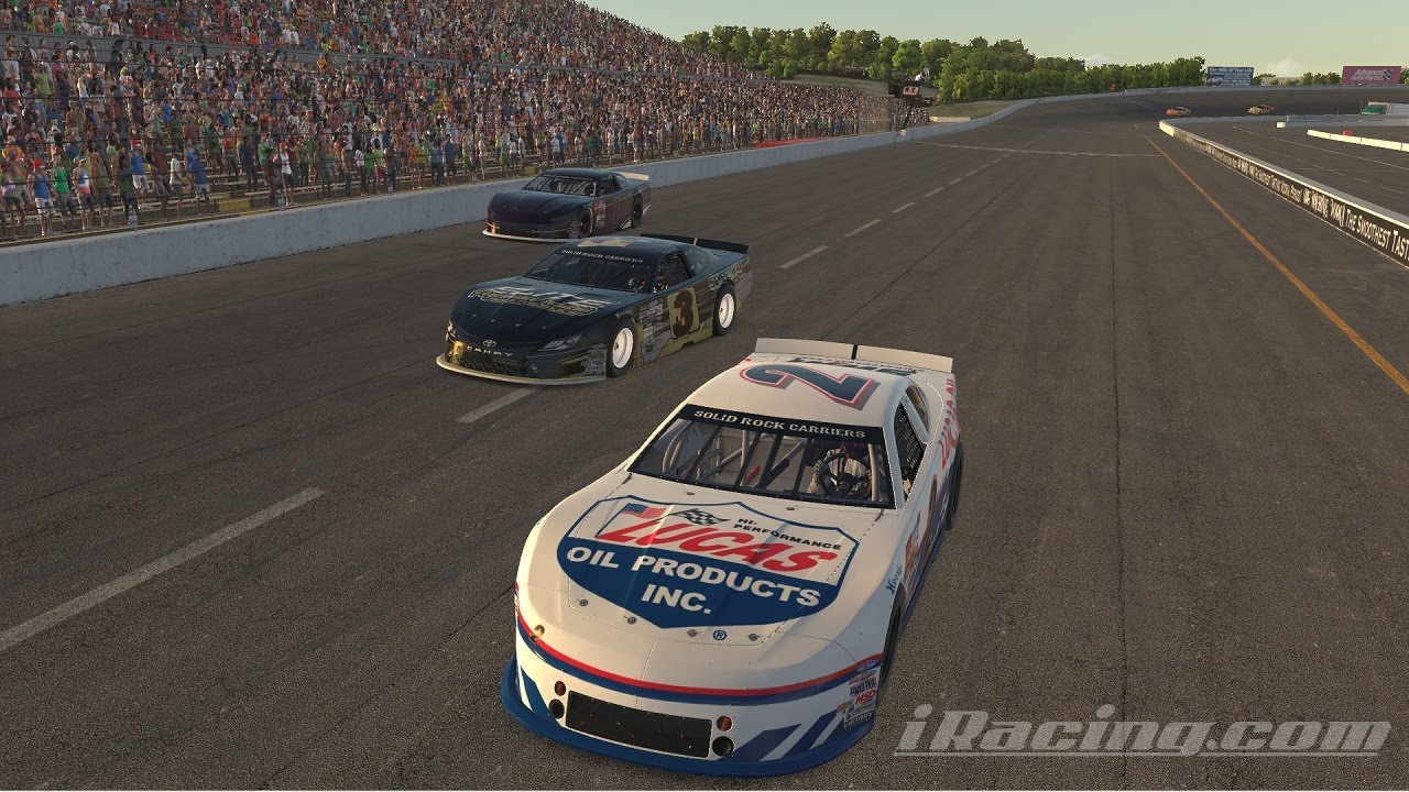 Late Model Stock @ Nashville Fairgrounds - 3 Car Battle for the Win ...