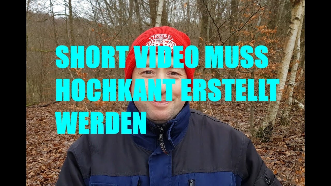 YOUTUBE TIPP SHORT VIDEO MUSS HOCHKANT ERSTELLT WERDEN # ...