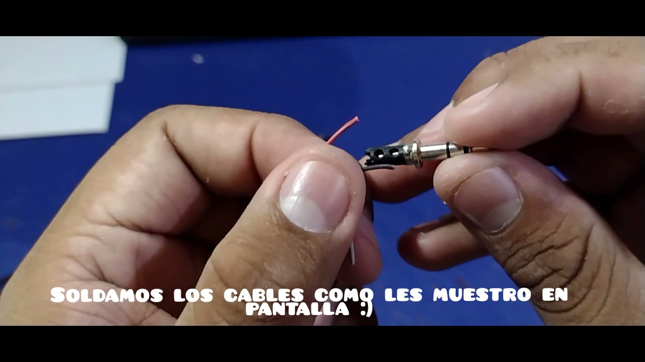 Como arreglar un cable auxiliar para jack 3.0 :0 - YouTube