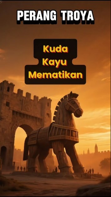 Perang Trojan & Kuda Raksasa #shorts #sejarahdunia #sejarah - YouTube