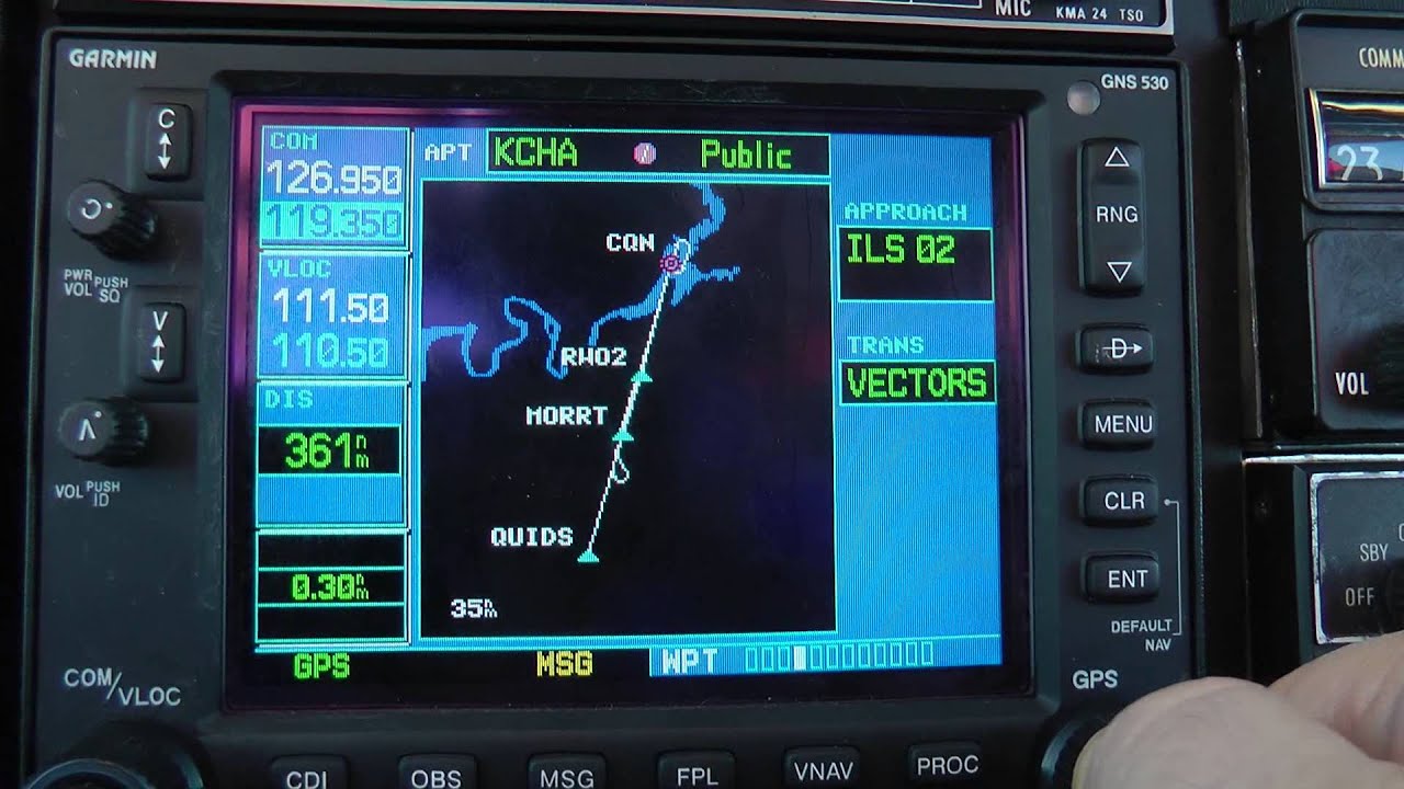 GARMIN 530 Inflight Instruction Video - YouTube