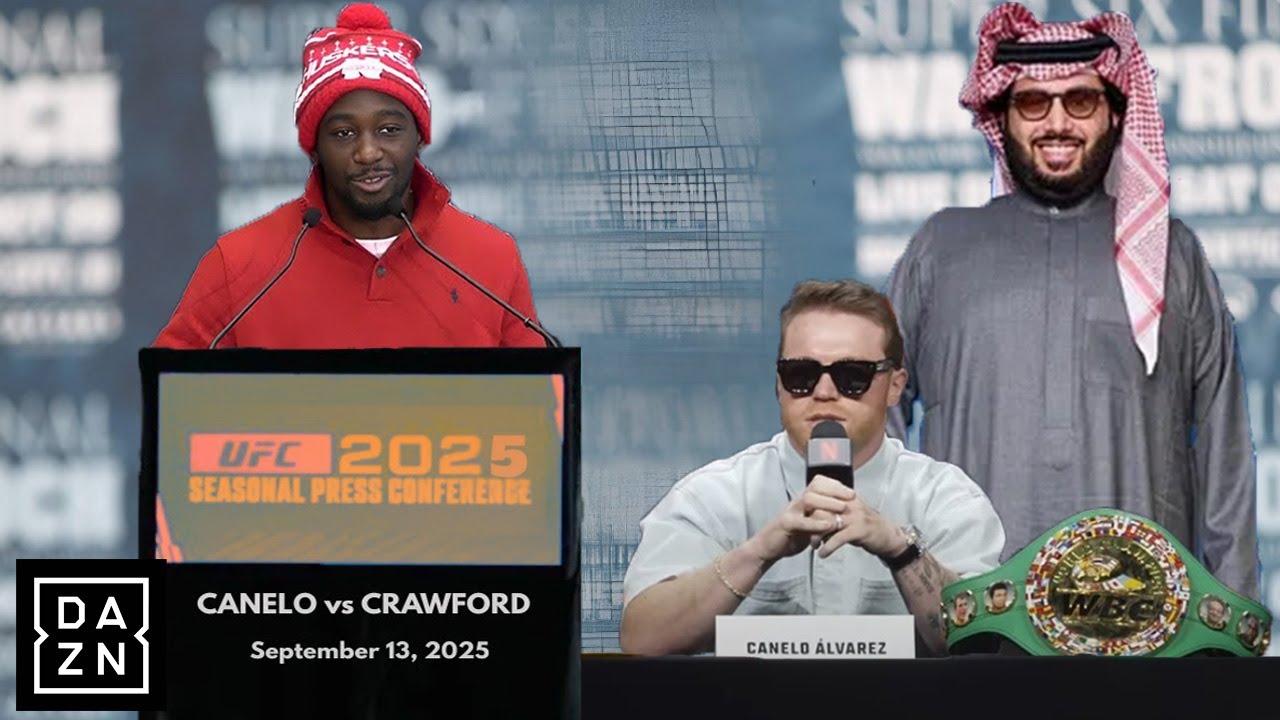 Crawford STUNS Canelo LIVE On Stage: No One Saw This Coming! - YouTube