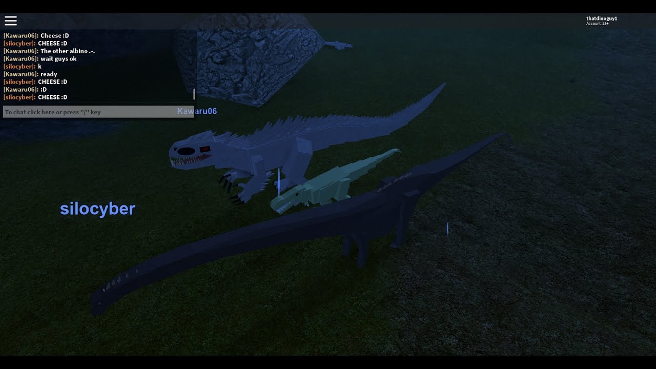 ROBLOX dinosaur simulator old map meeting fans - YouTube