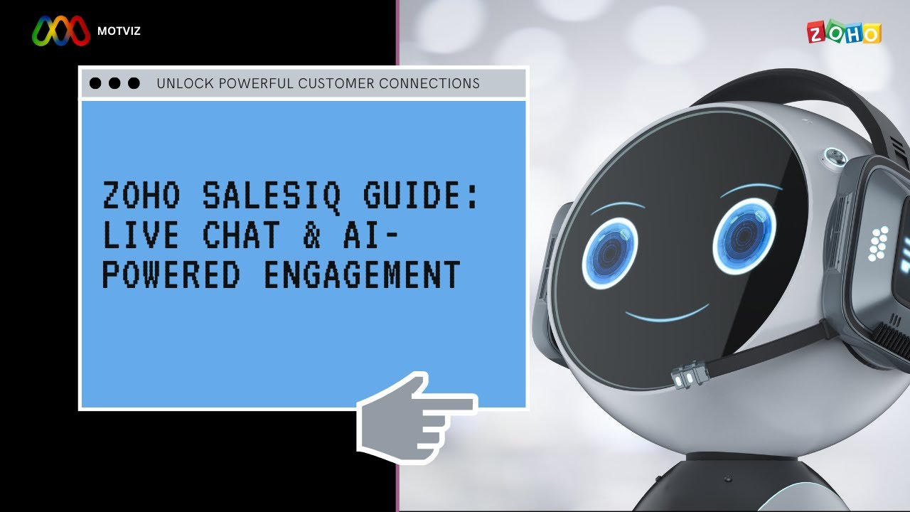 🚀 Zoho SalesIQ Guide: Live Chat & AI-Powered Engagement | Motviz - YouTube