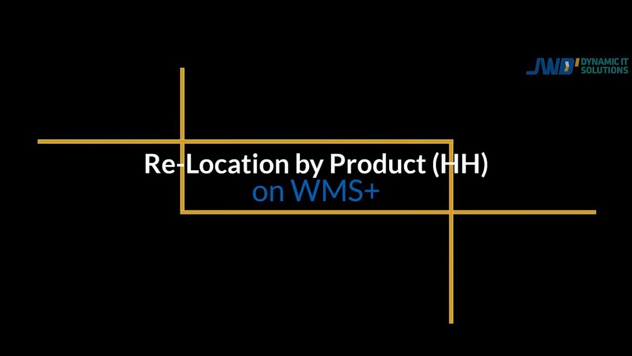 WMS+ Tutorials : Re Location by Product บน HH - YouTube
