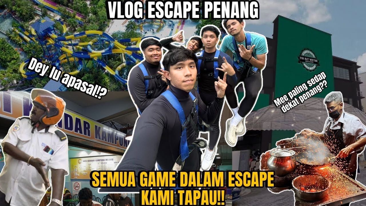 VLOG ESCAPE PT2 - PEKERJA ESCAPE TAK SANGKA DENGAN KEMAMPUAN KAMI ...