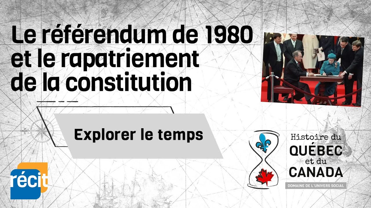 Le référendum de 1980 et le rapatriement de la constitution - YouTube