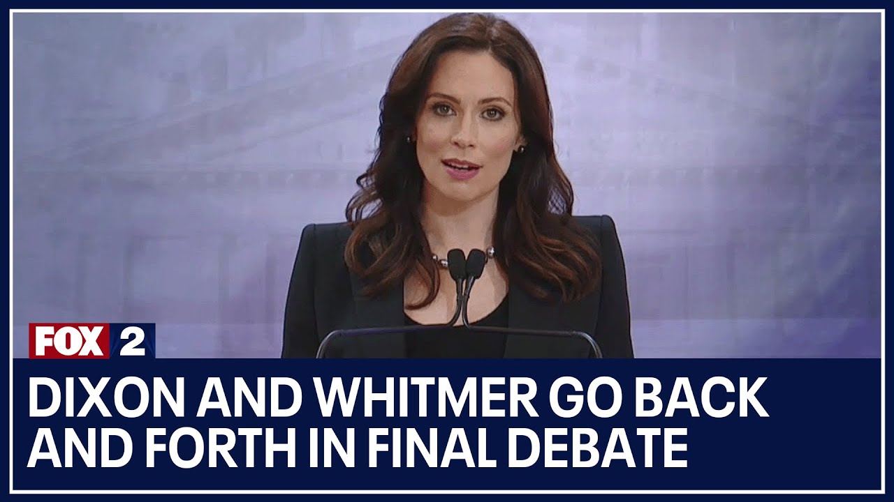 Analysis: Dixon and Whitmer go back and forth in final debate - YouTube