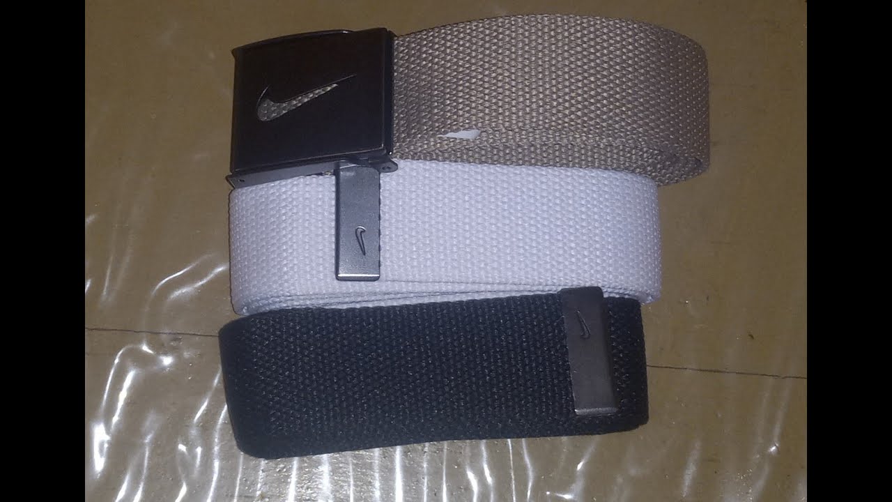 NIKE 3 in 1 web pack belts - Product review - YouTube