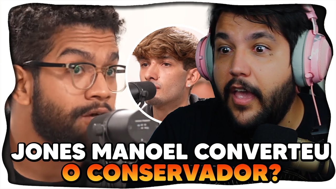 Jones Manoel VENCE MAIS UM DEBATE e CONVENCE o CONSERVADOR a virar ...