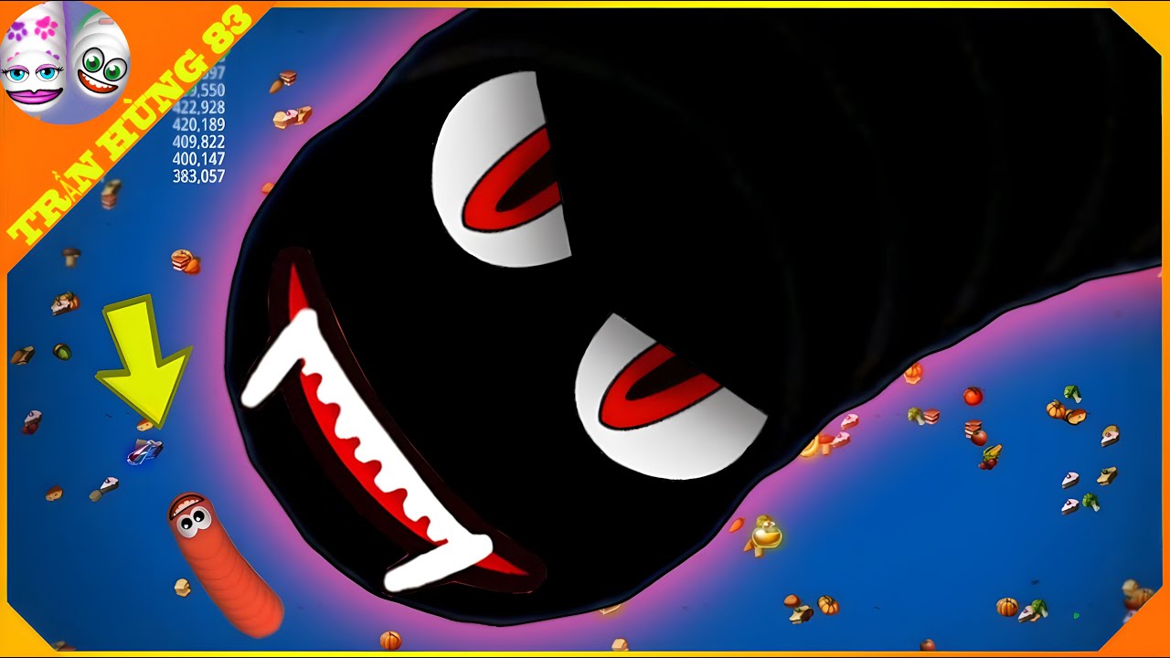 🐍WORMSZONE.IO | GIANT SLITHER SNAKE TOP 01 / Epic Worms Zone Best Gameplay! | Trần Hùng 83 - YouTube