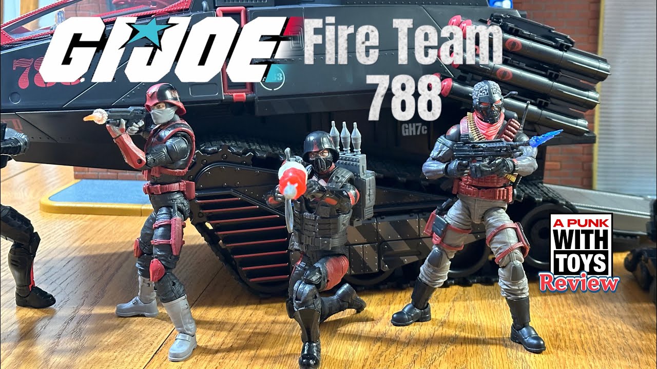 GI Joe Classified Cobra Fire Team 788 Review - YouTube