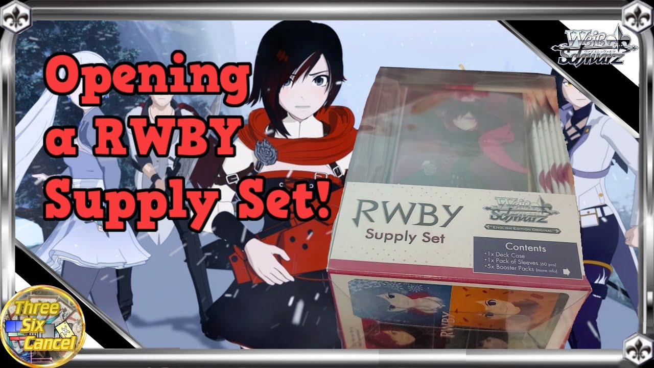 RWBY Supply Set Opening! - YouTube