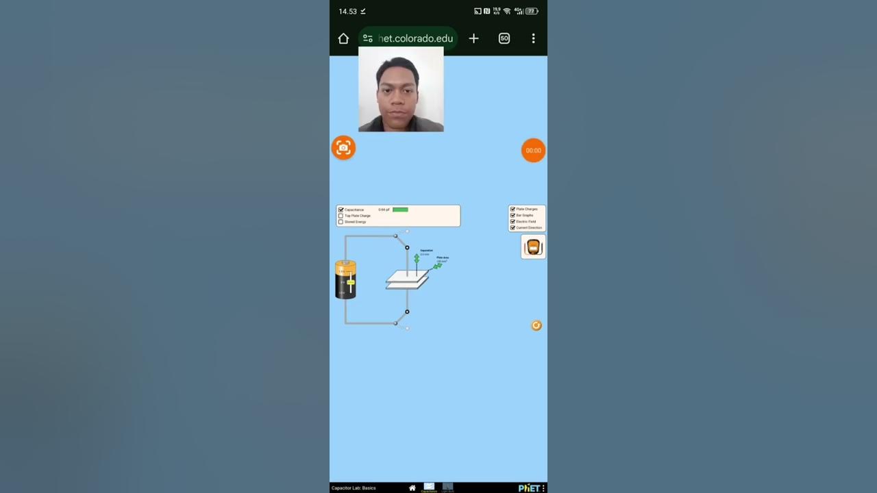 Capacitor lab: basics phet - YouTube