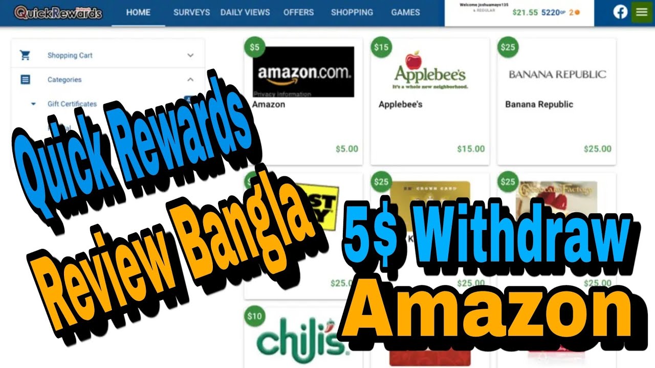 Quickrewards Survey Site 2024 । Daily 5 - 10$ Income। Quickrewards ...