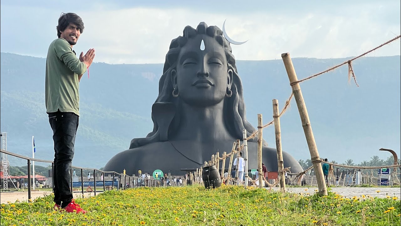 # isha foundation explore / adiyogi / kannada vlogs / isha yoga center ...