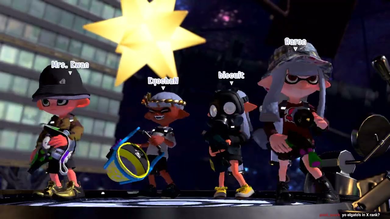 Splatfest PB With Not FTWin Lux Aaron Champ - YouTube