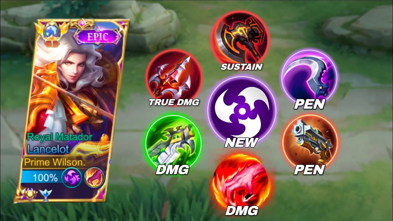 LANCELOT NEW UPDATED ONE SHOT BUILD TUTORIAL!! | BRUTAL DAMAGE!😱🔥 ...
