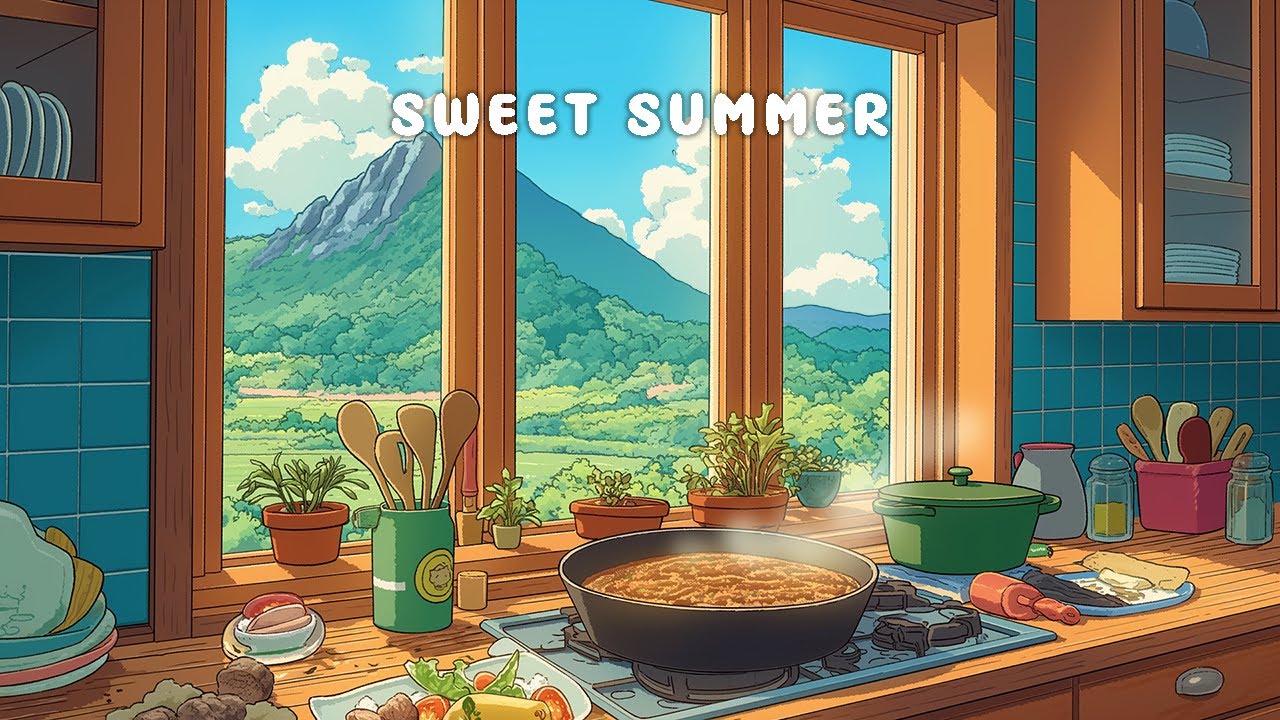 Sweet Summer Desserts & Smooth Sounds 🍰🌻 Calcifer Lofi – Relaxing ...