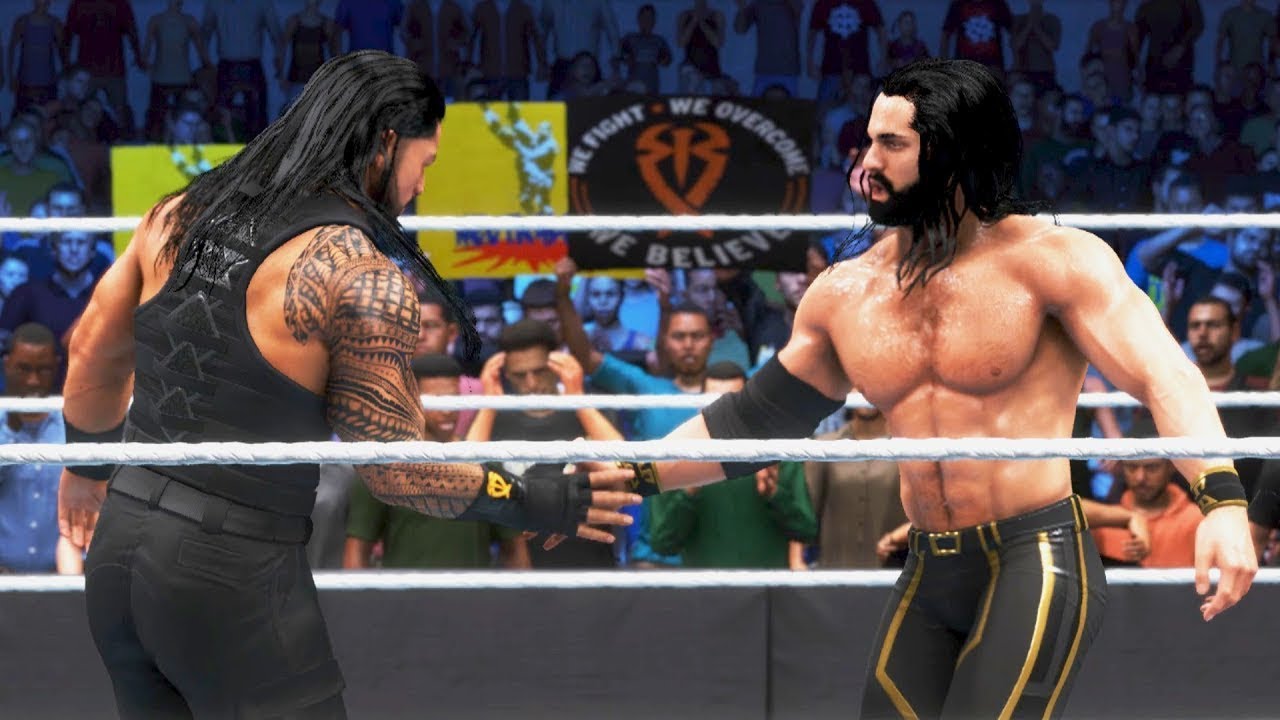 WWE 2K20 Tag team championship on the line Roman reigns and Seth ...