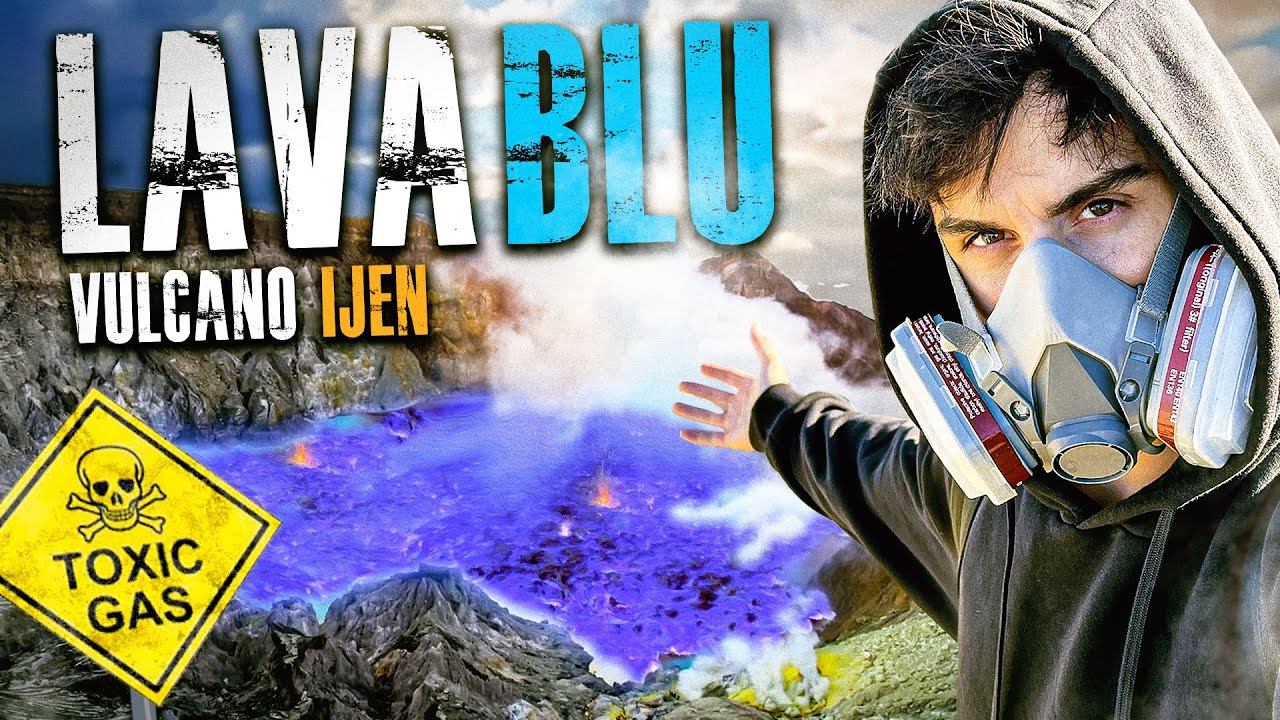 HO SCALATO IL VULCANO CON LA LAVA BLU! IL PIU' TOSSICO AL MONDO! - YouTube