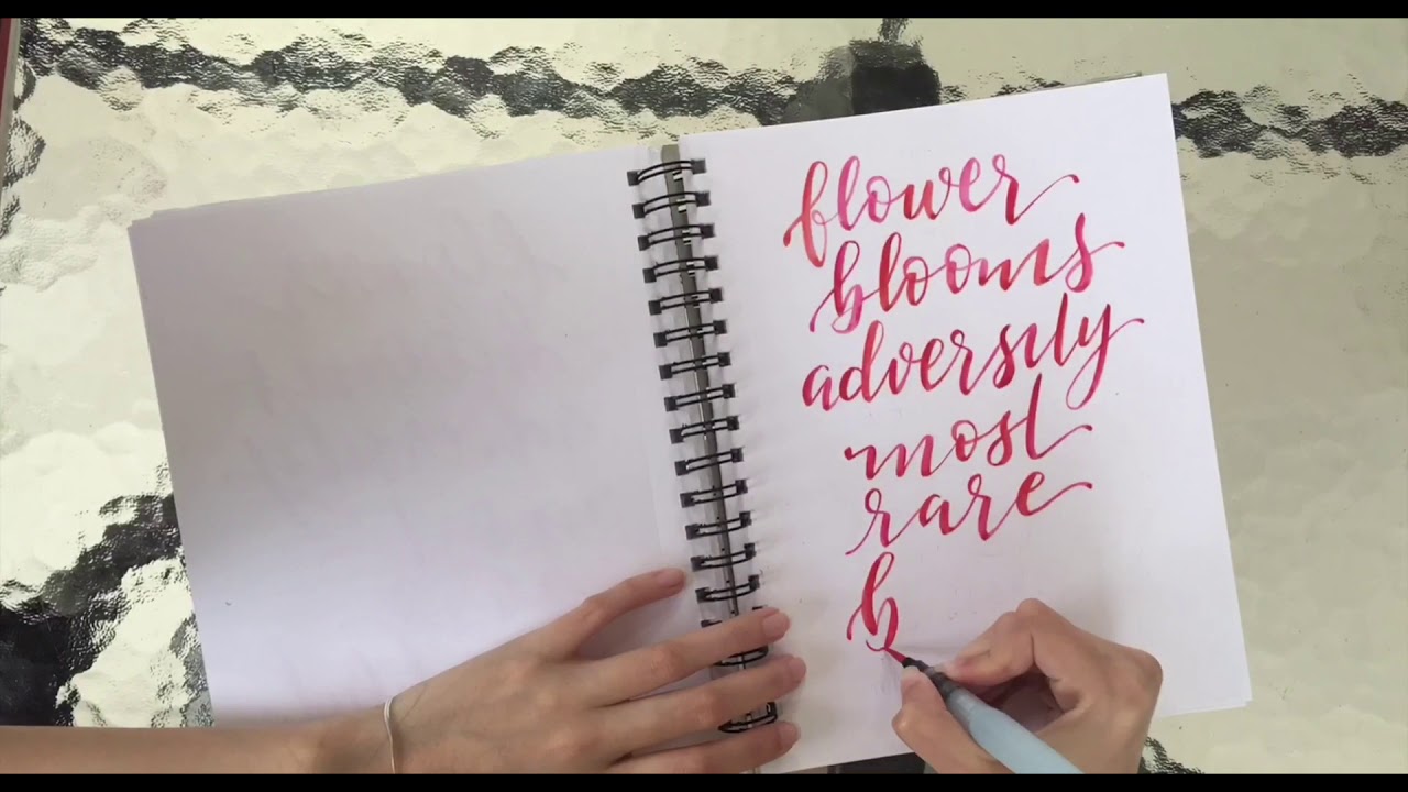 HAND-LETTERING SPEED ART // Disney’s Mulan Quote - YouTube