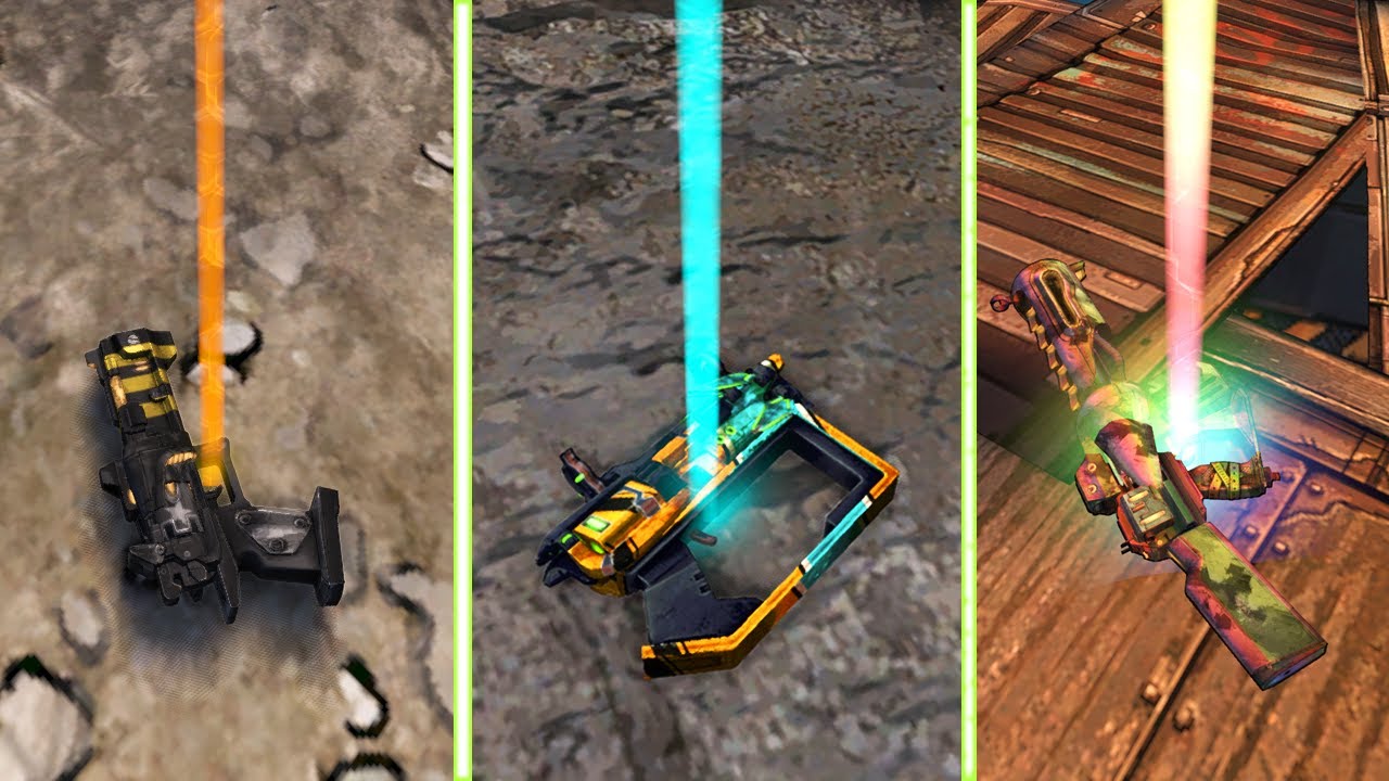 Every Item Rarity In Borderlands - YouTube