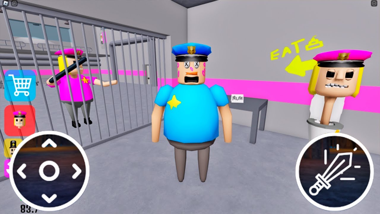 POLICE GIRL PRISON RUN (OBBY) Full Gameplay | ROBLOX - YouTube