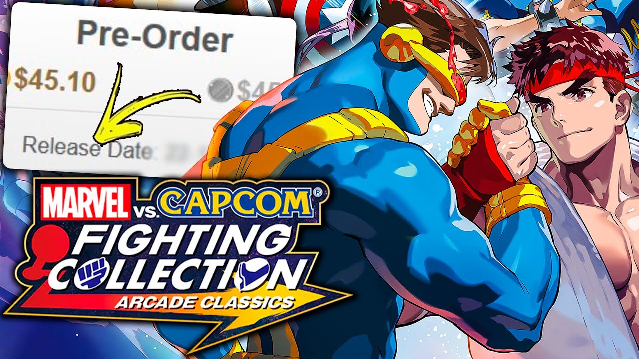 VAZOU? ESSA é a DATA de MARVEL vs CAPCOM FIGHTING COLLECTION? Vamos ...