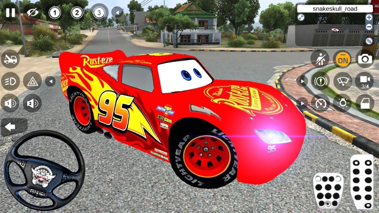Yeni Şimşek Mcqueen Araba Oyunu 🚗 New Lightning McQueen Mod #2 - Android GamePlay - YouTube