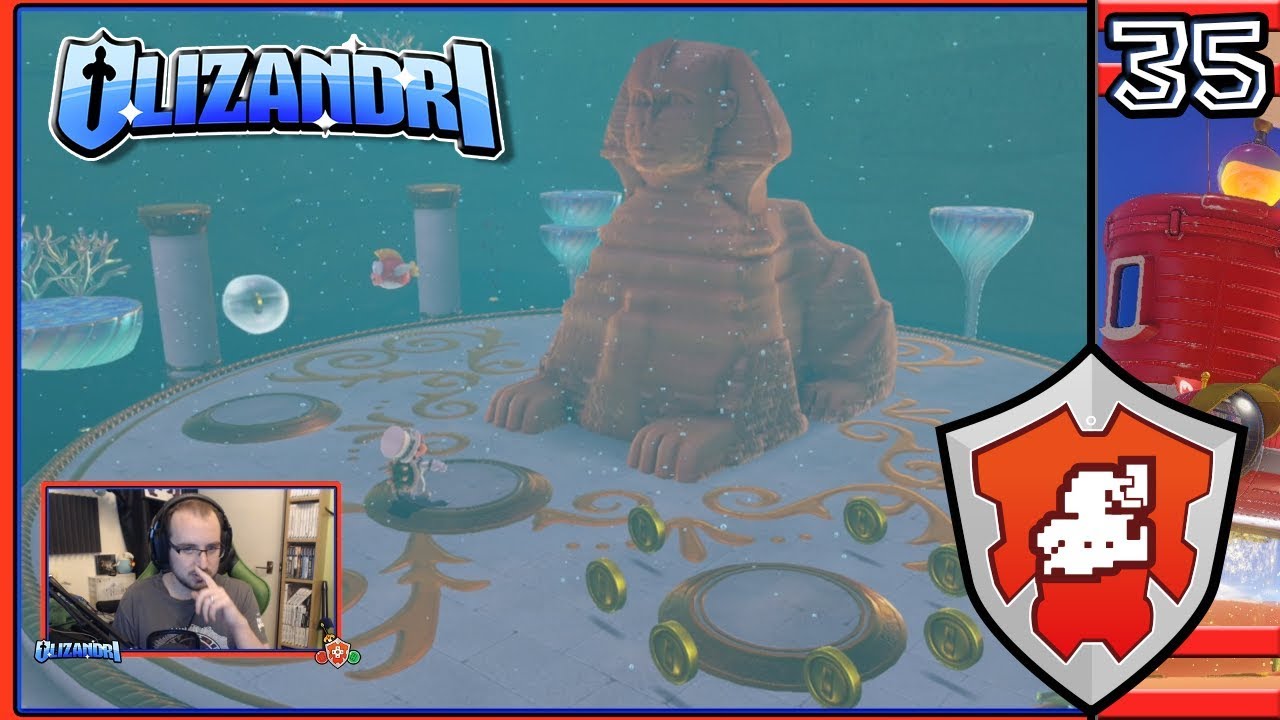 Super Mario Odyssey - The Bubblaine Moon Hunt, Underwater Hunt ...