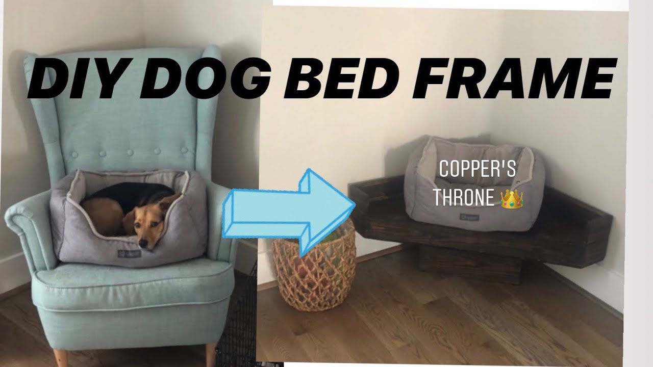 DIY DOG BED FRAME - YouTube