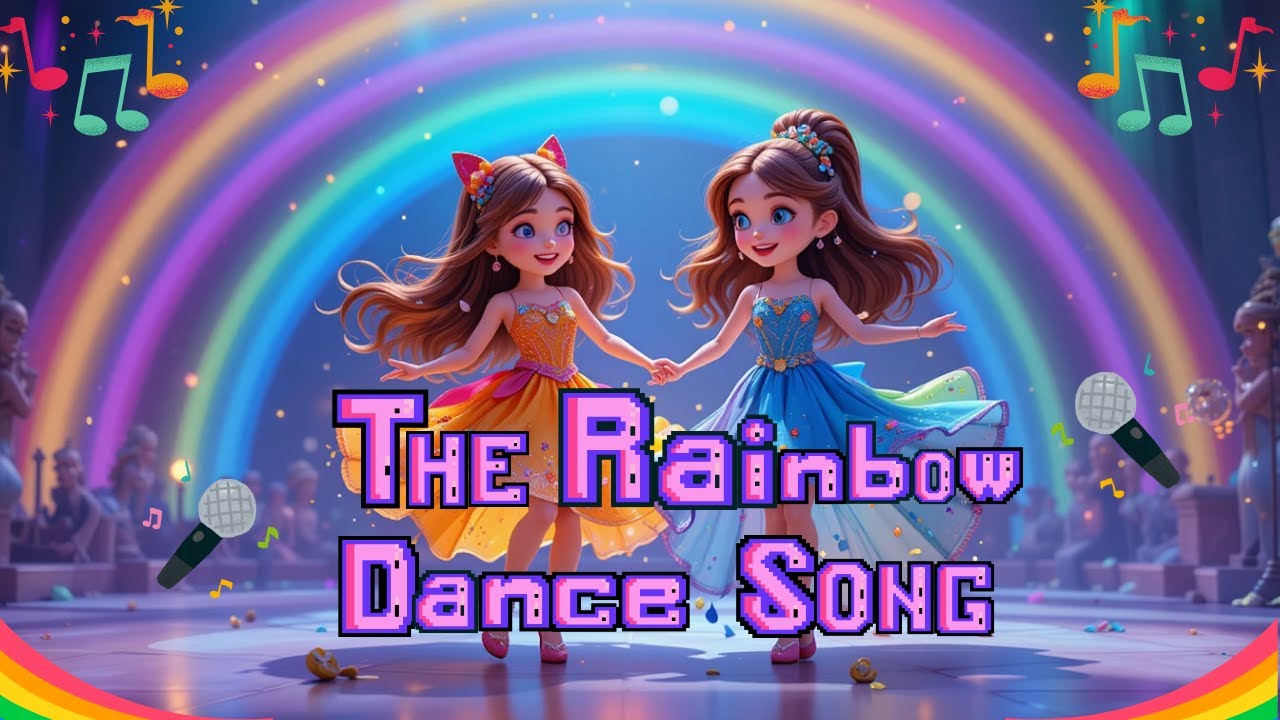 The Rainbow Dance Song 🌈💃 | Nursey Rhymes | Fun Kids Song ...