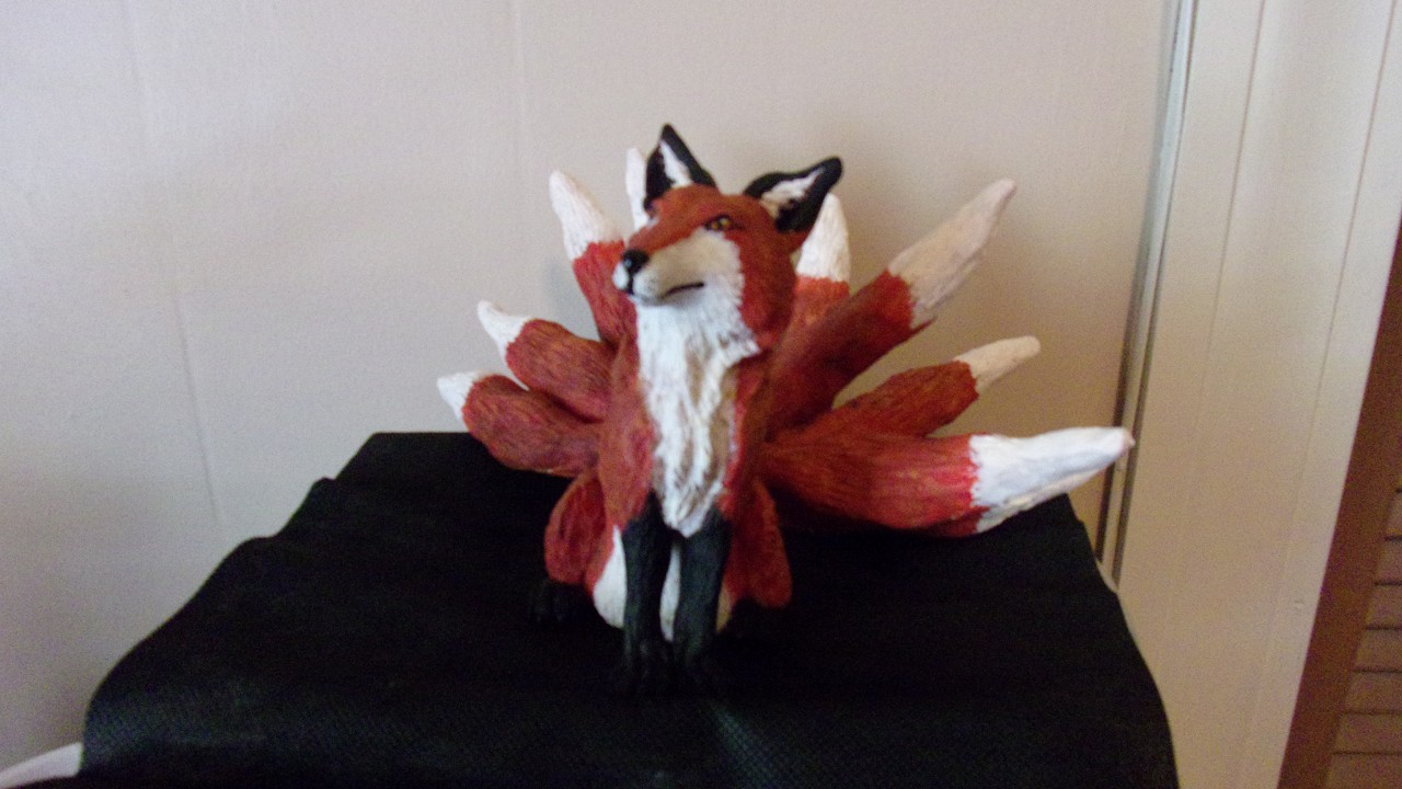 Sculpting a Nine Tailed Fox with Polymer Clay - YouTube