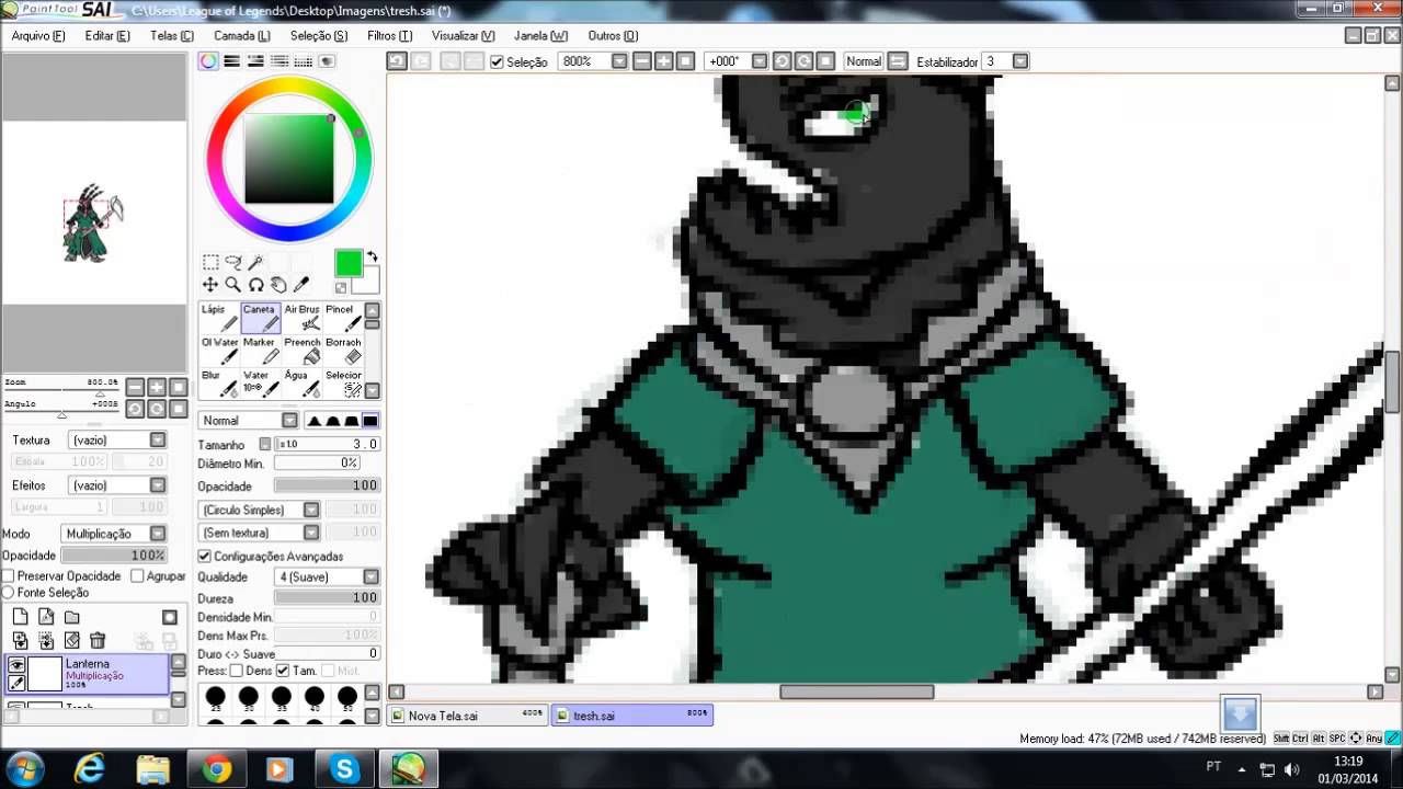League of Legends - FAN Art - Drawing Chibi Tresh (Iniciante) - YouTube